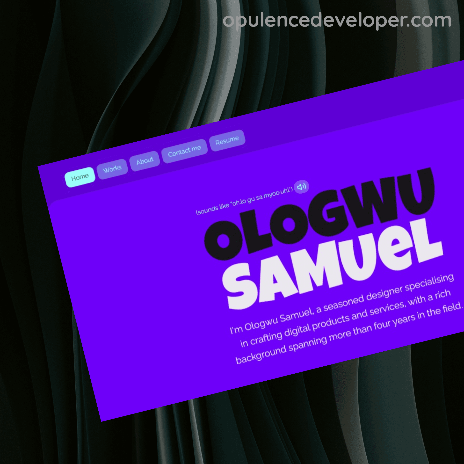 OpulenceDeveloper | FullStack Software Engineer Portfolio